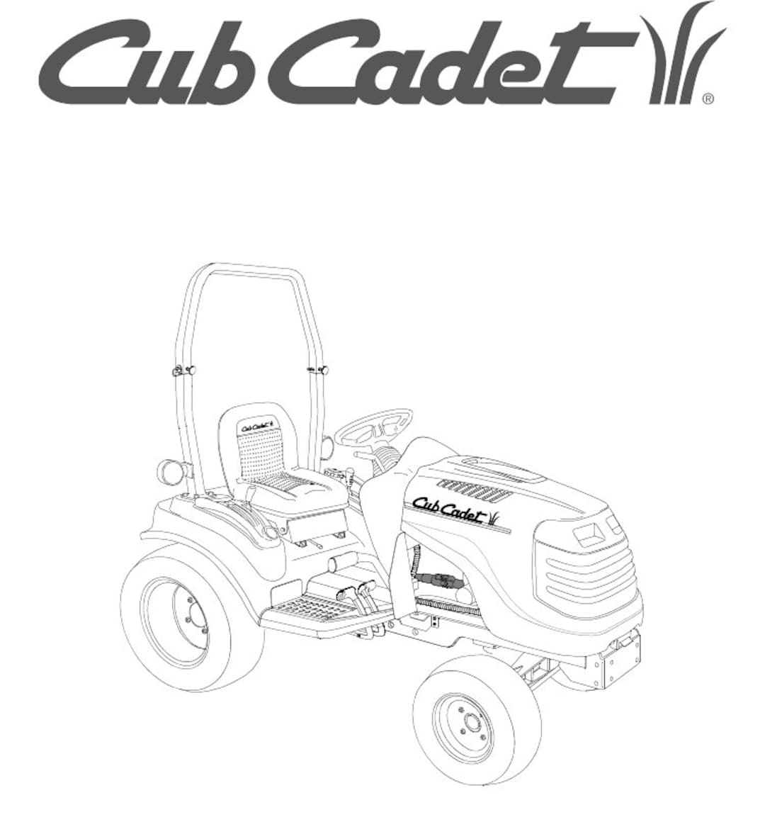 Cub Cadet 5000 Series TRACTOR 5252 Operator's Manual - Etsy