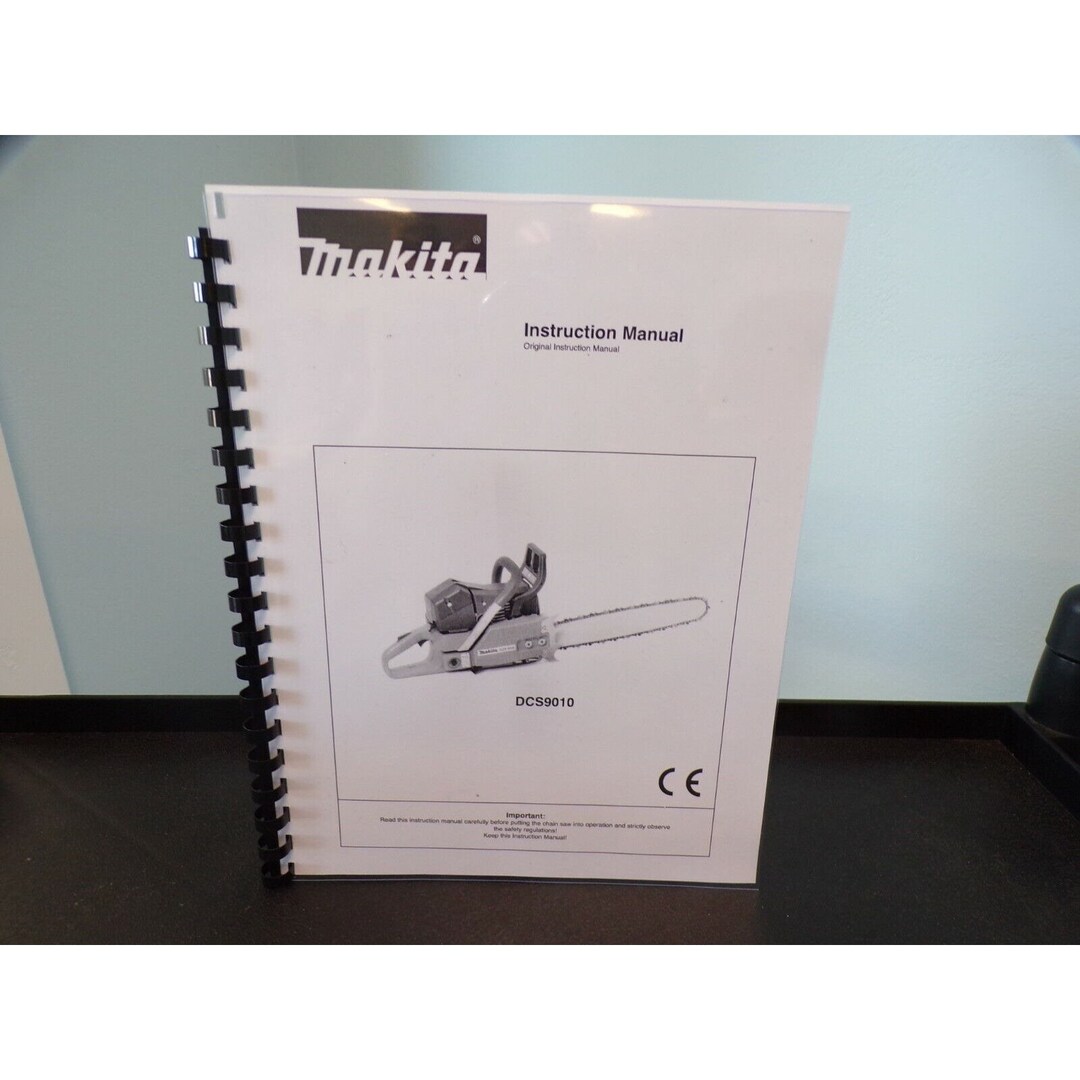 MAKITA DCS 9010 DCS9010 CHAINSAW Owner & Parts Manual Comb Bound Gloss ...