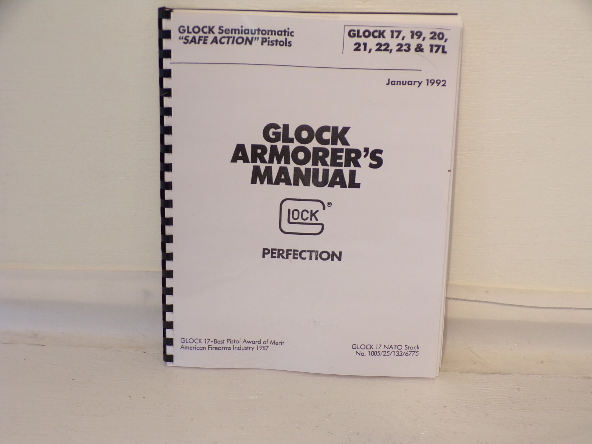 Gun Manual for Glock 17 17L 19 20 21 22 & 23 Repro Comb - Etsy Australia