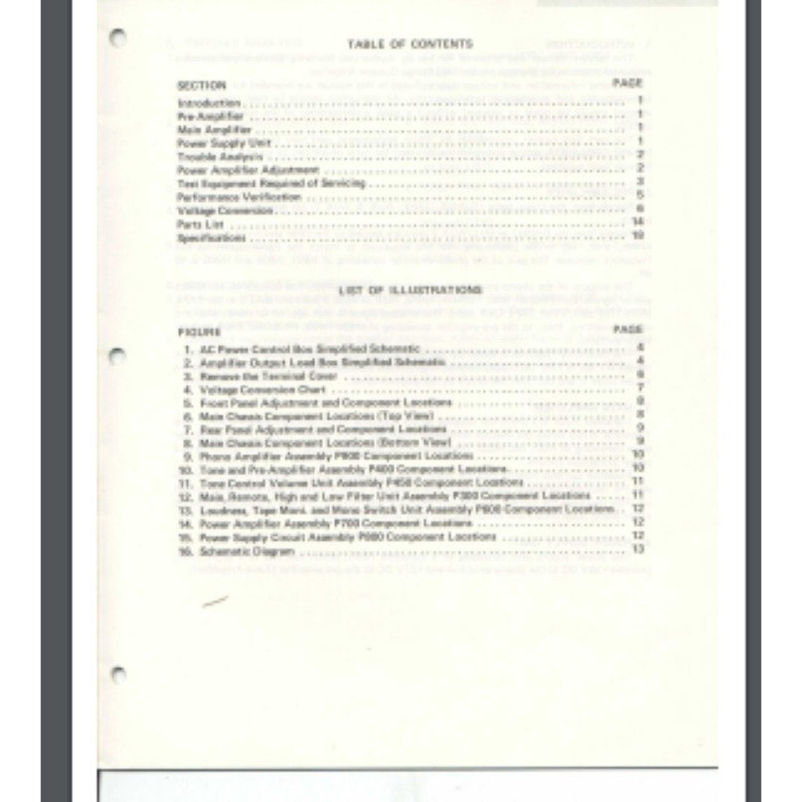 Marantz Model 1060 Console Stereo Service Manual 22 Pages Comb Bound ...