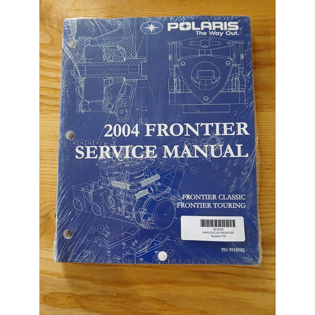 2004 Polaris Frontier Touring / Classic Factory Repair Service Manual ...