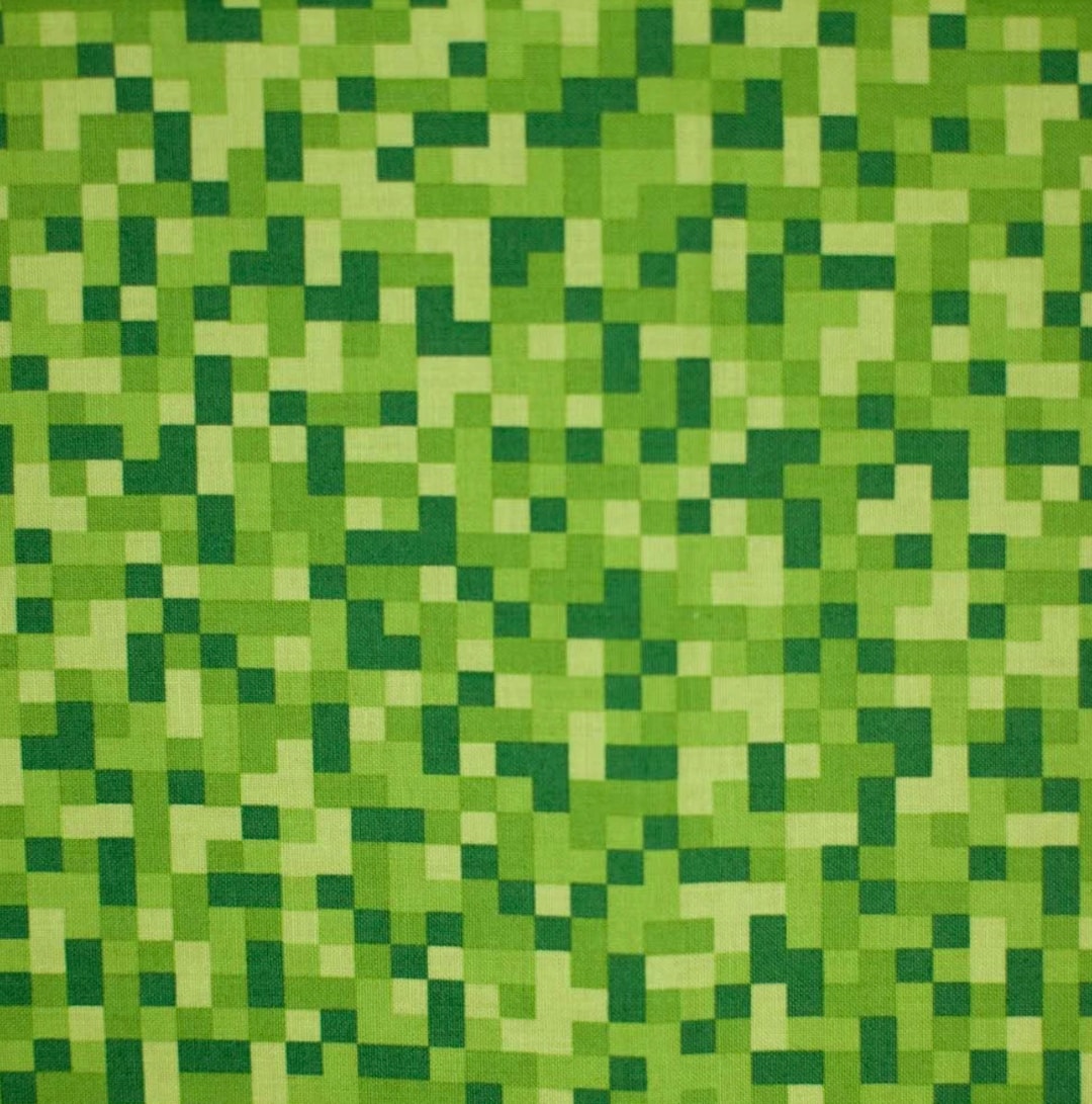 Minecraft Cotton Fabric - Etsy