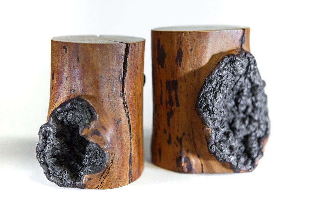 SOLD - Solid Madrone Log Display Pedestal - Retail. Home. Office. - Etsy