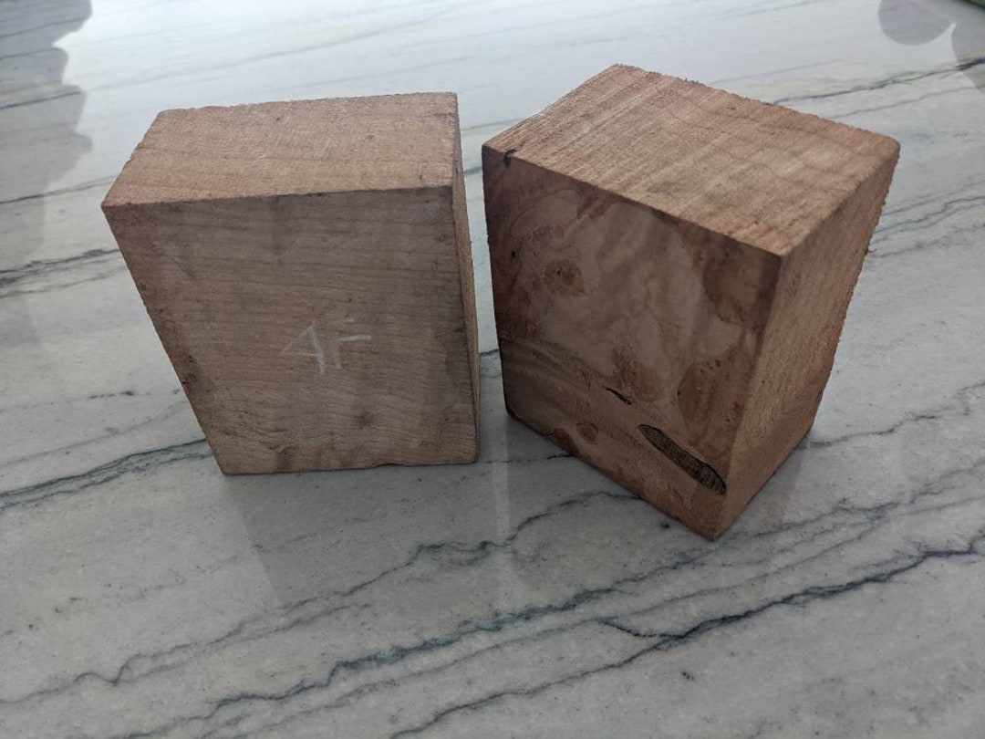 EXAMPLE - Pair of Solid Maple Figured Wood Display Pedestal for ...