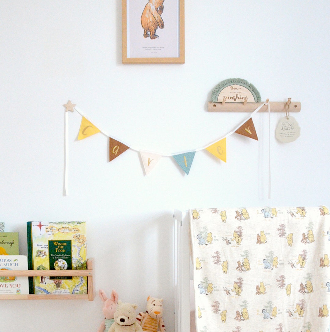Winnie the Pooh Nursery | Nursery Bunting | Personalised Bunting ...