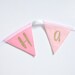 Personalised Bunting | Pastel Rainbow Bunting | Personalised New Baby ...