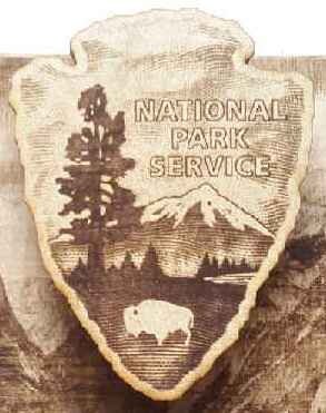 National Park Service Arrowhead on Wood Laser Engrave | Etsy