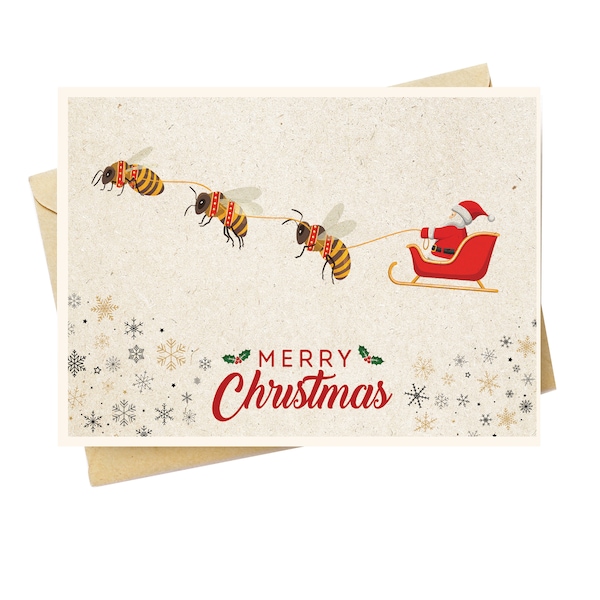 Santa Bee - Etsy