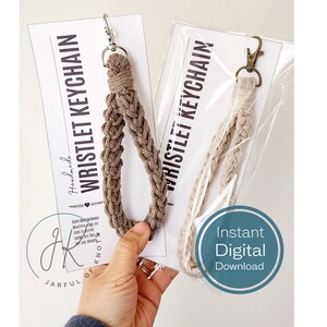 Digital Download, Wristlet and Lanyard Display Tags, 4 Styles, Ready to ...