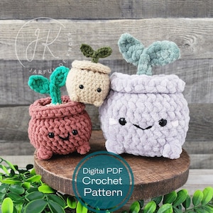 Crochet Pattern, Sprout Plushie Pattern, Digital PDF Pattern, Cute ...