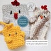 Crochet Pattern Chicken Bag Charm Pouch Cute Pouches - Etsy