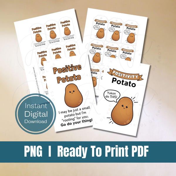 Positive Potato - Etsy