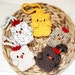 Crochet Pattern Chicken Bag Charm Pouch Cute Pouches - Etsy