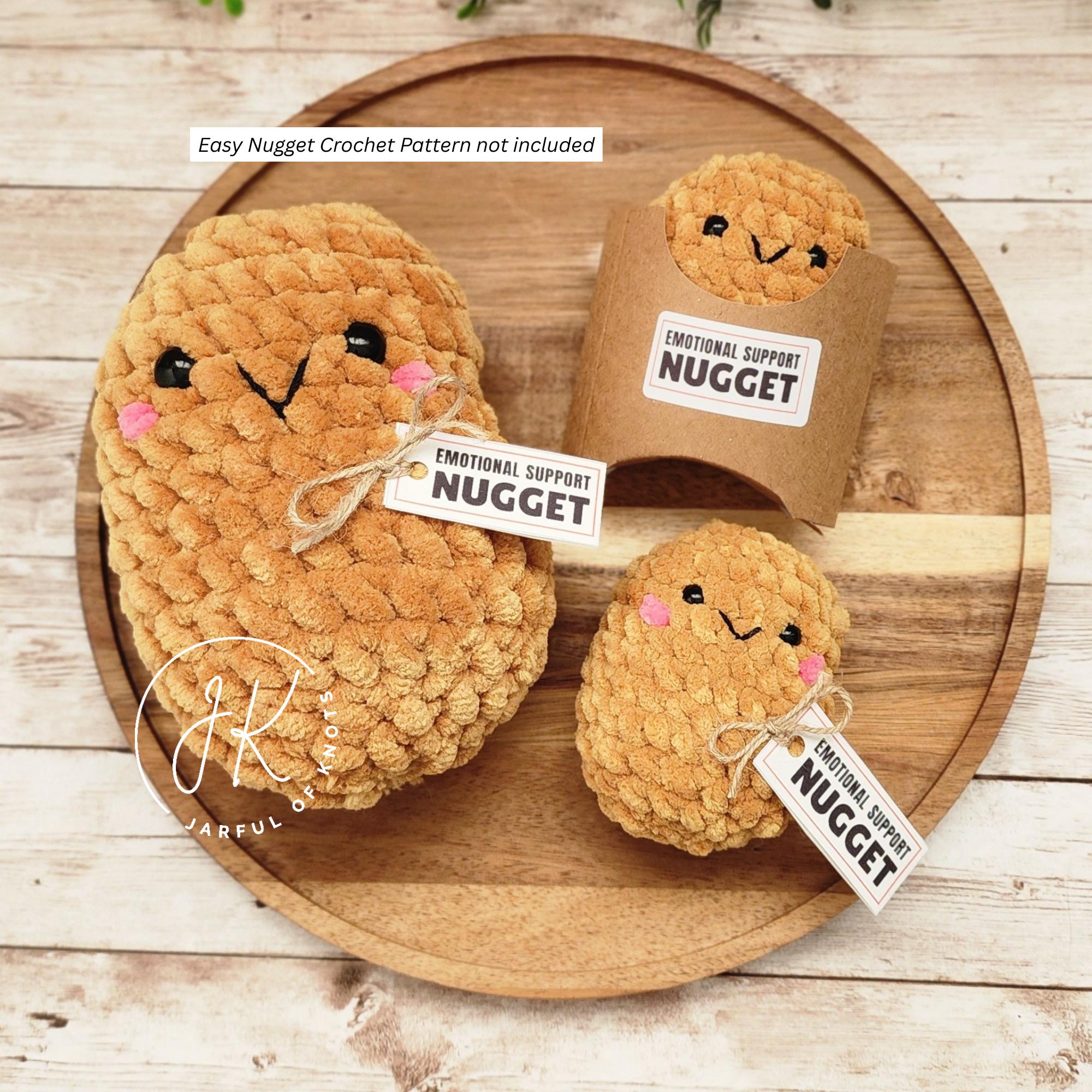 Emotional Support Nugget Display Tag and Labels, Nutrition Label ...