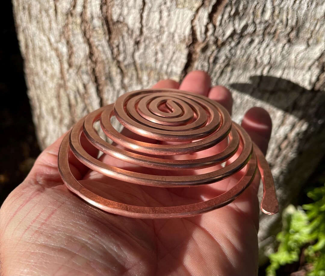 Solid Copper Wire Spiral - Etsy