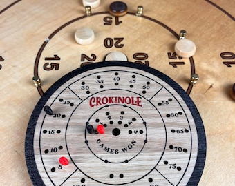 Crokinole Score Keeper, Crokinole Scoring, Gift for Him, Gift for Dad ...