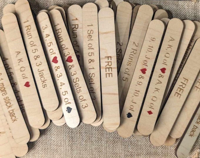 Printable Sticks Card Game, Template for Sticks, Print at Home Sticks ...