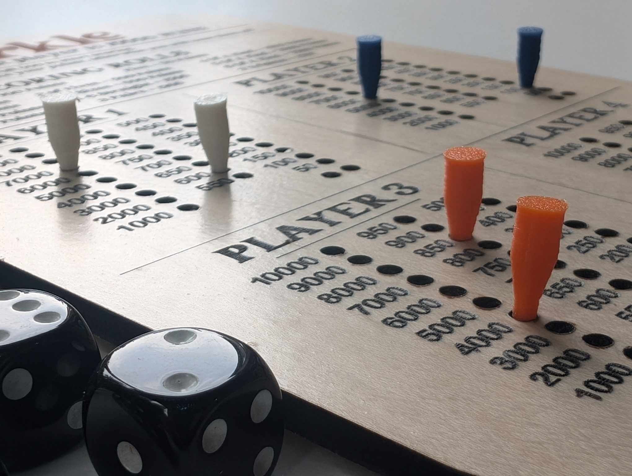 Farkle, Dice, Ten Thousand, Score Board, Family Game Night, Cottage ...