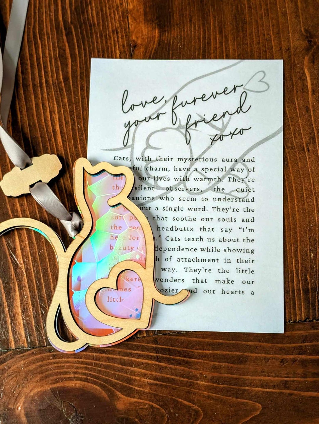 Inspirational Cat Car Charm, Car Accessories, Window Hanger, Ornament ...