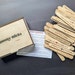 Rummy Sticks Card Game, Wooden Rummy Sticks, Classic, Multiplayer Card ...