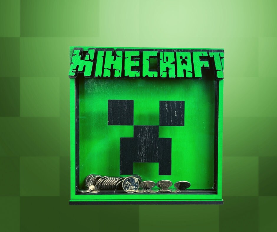 Minecraft Logo Wallpaper Creeper