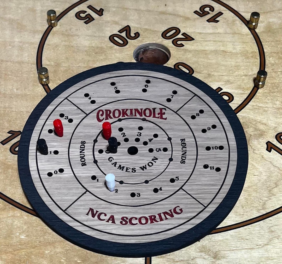 NCA Crokinole Score Board - Etsy