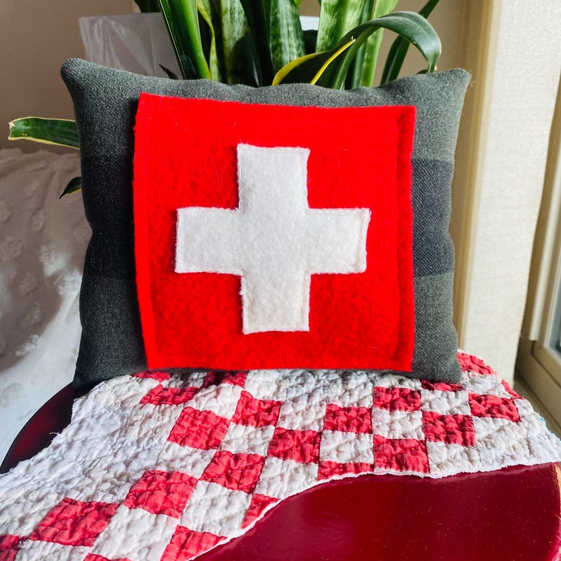 Swiss Army Pillow - Etsy