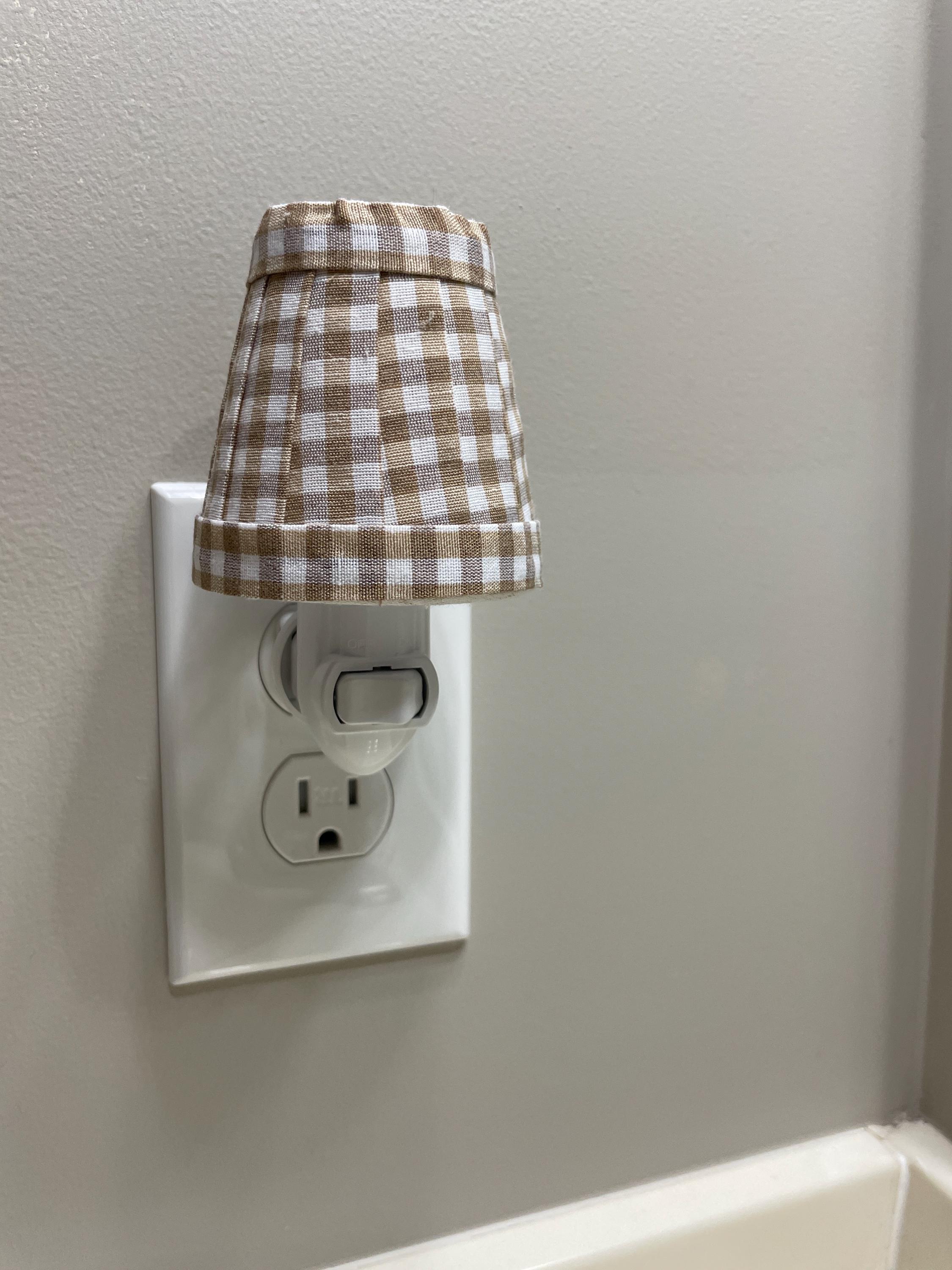 Night Light, Made to Order Lampshade , Handmade Pleated Fabric ...