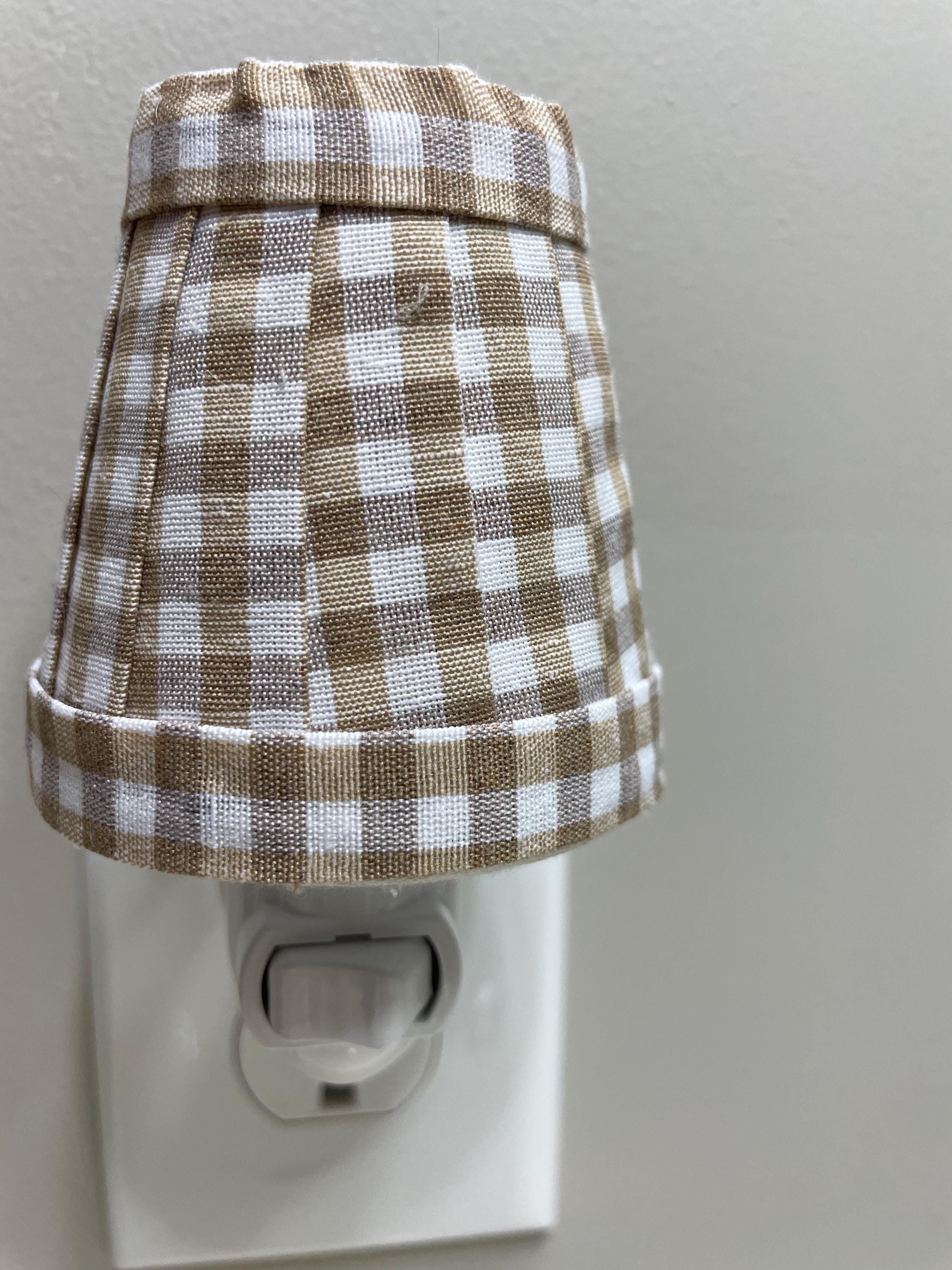 Night Light, Made to Order Lampshade , Handmade Pleated Fabric ...