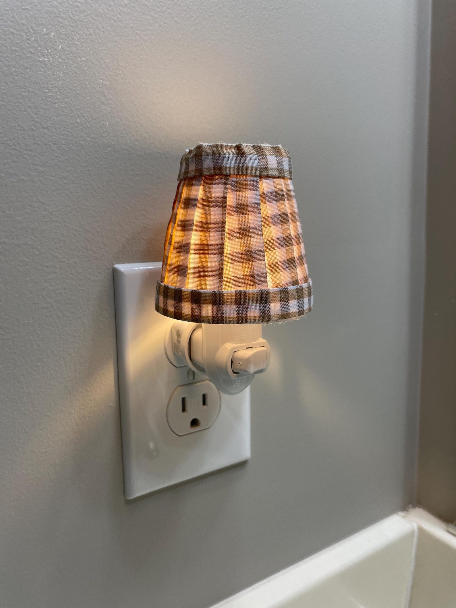 Night Light, Made to Order Lampshade , Handmade Pleated Fabric ...