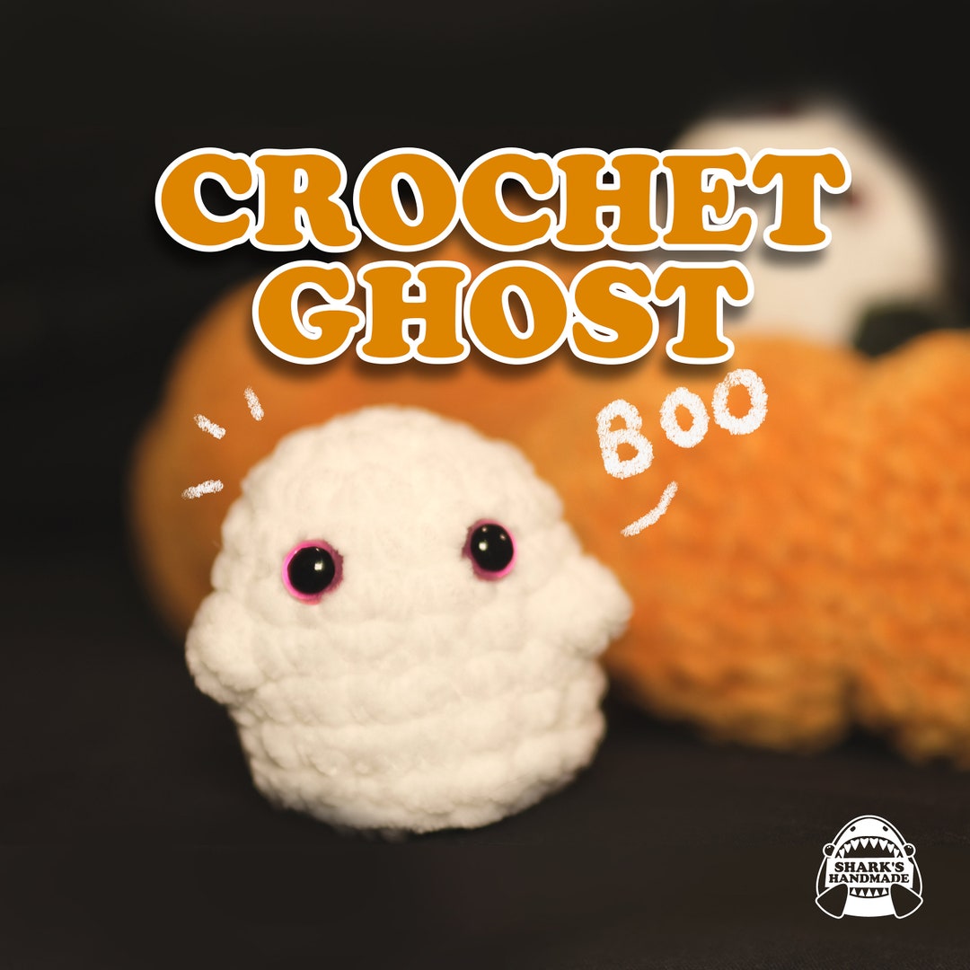 Ghost Plushie Cute Crochet Amigurumi Handmade Plushie - Etsy