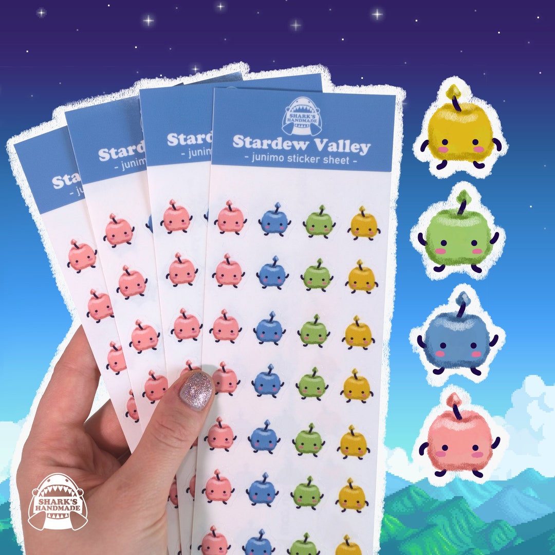 Stardew Valley Junimo Sticker Sheet Sticker Pack - Etsy