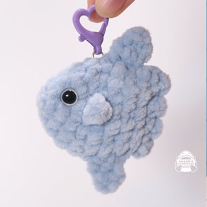 Sunfish Amigurumi Plushie Crochet Toy Keyring Mola Mola Klumpfisk ...