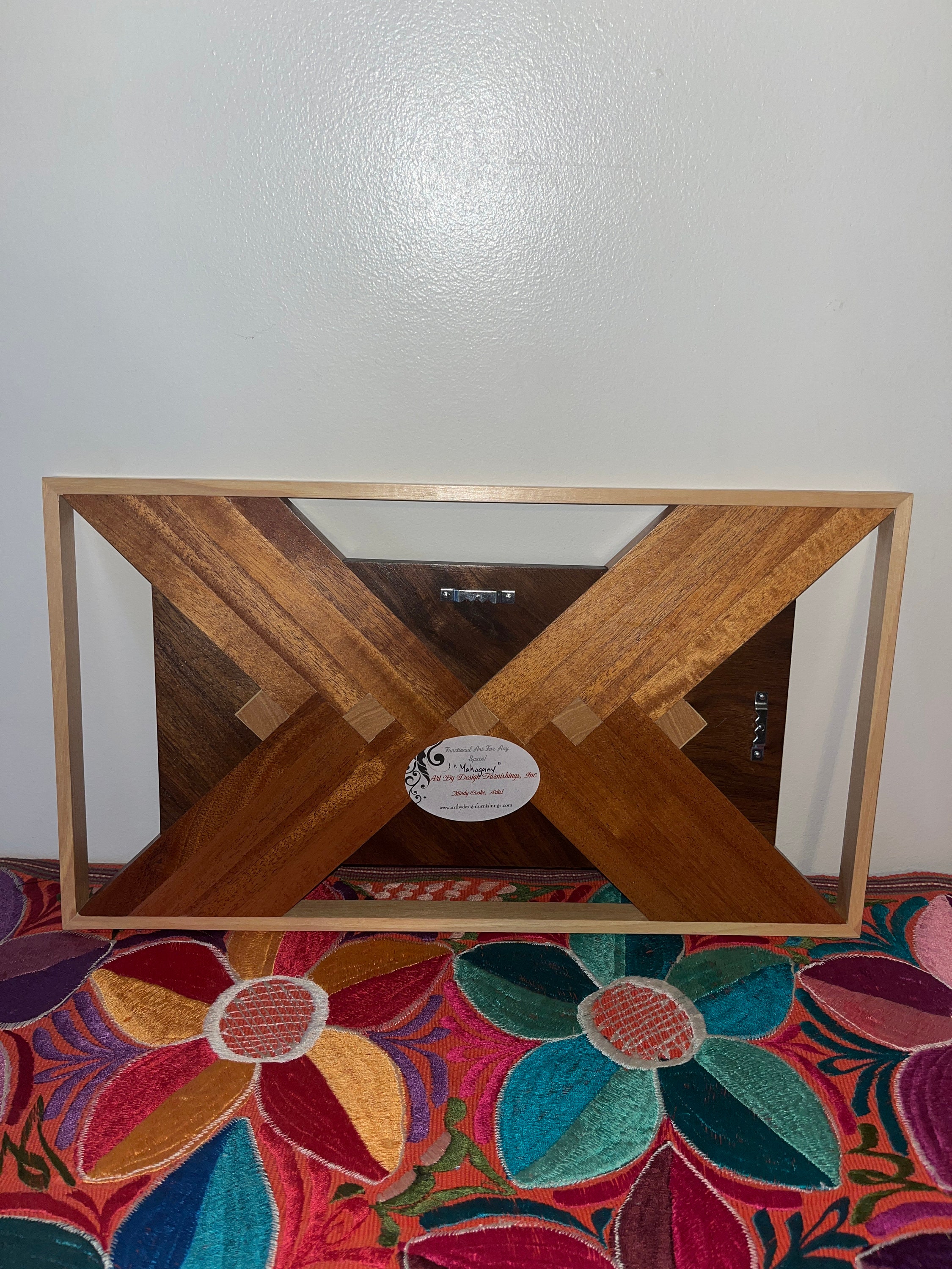 Mahogany Solid Wood Wall Hanging - Etsy