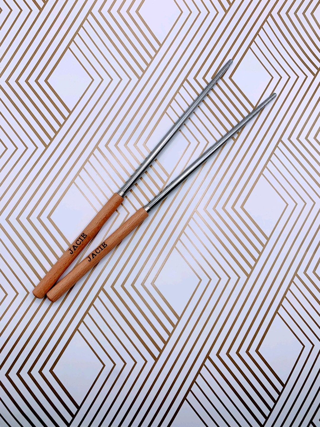 Personalized Chopsticks, Engraved Wood Handle Chop Sticks, Custom Sushi ...