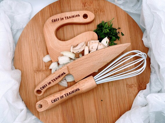 Deluxe 3 Pc. Personalized Kid's Cooking Set Custom - Etsy