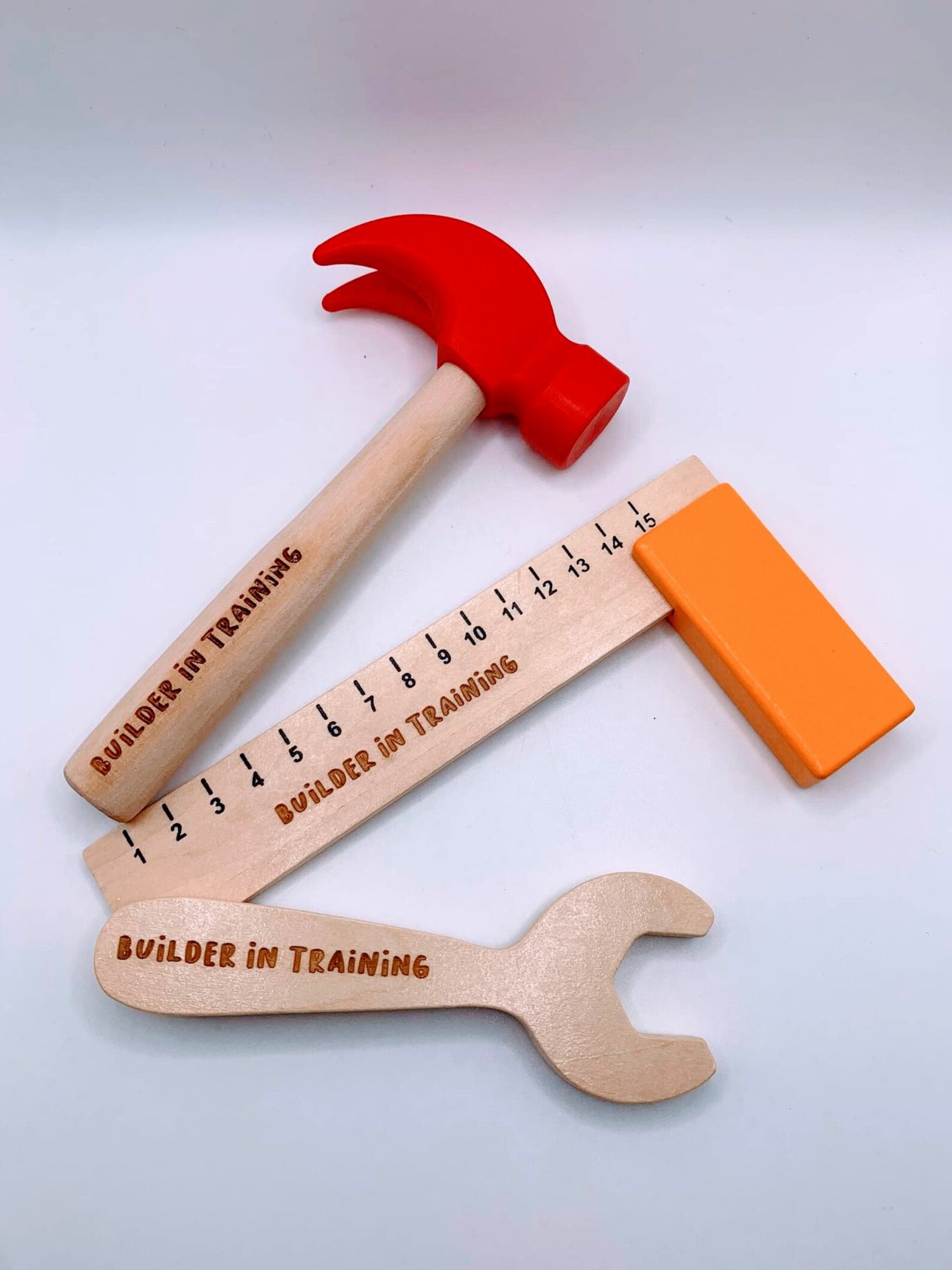 3 Pc. Personalized Kid's Tool Set, Custom Kid-friendly Toolbox Kit ...