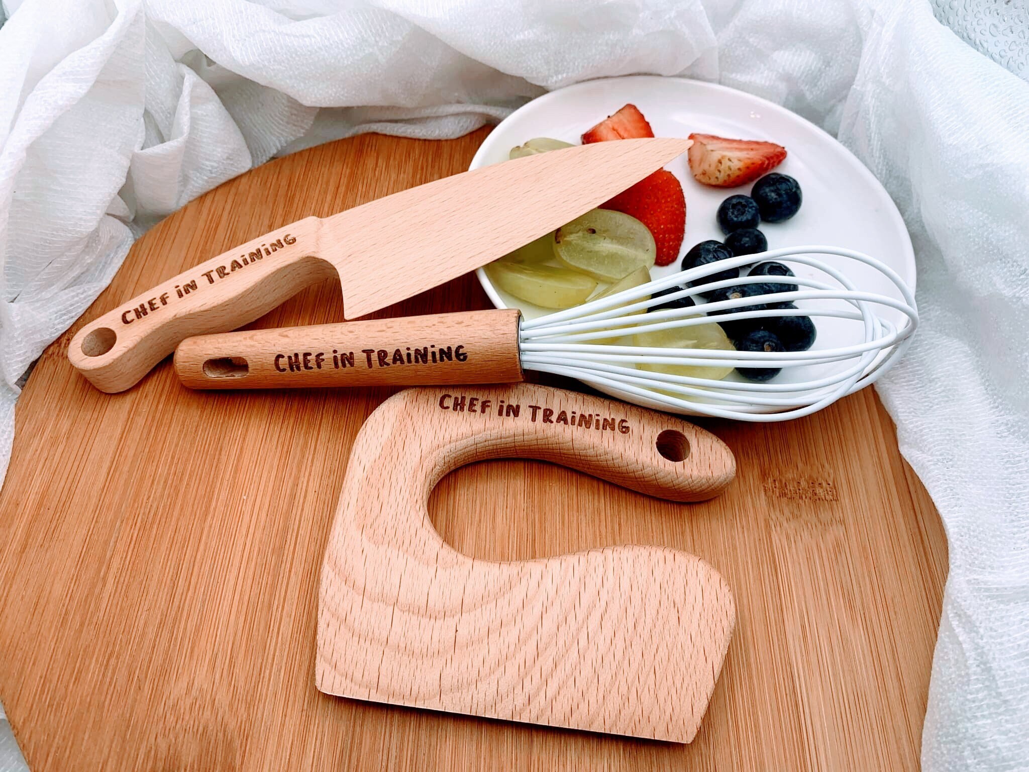 Deluxe 3 Pc. Personalized Kid's Cooking Set Custom - Etsy