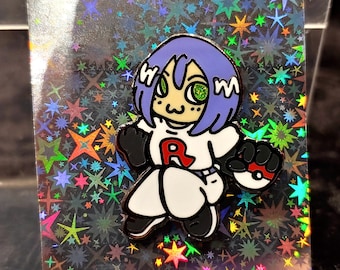 Team Rocket James Enamel Pin - Etsy