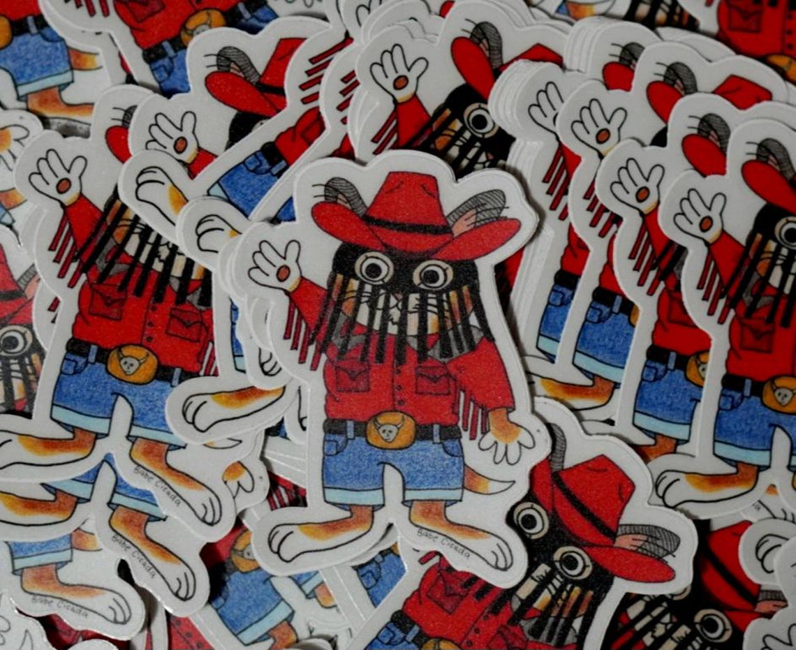 Lil' Orville Peck- Richard Scarry Inspired Vinyl Sticker - Etsy