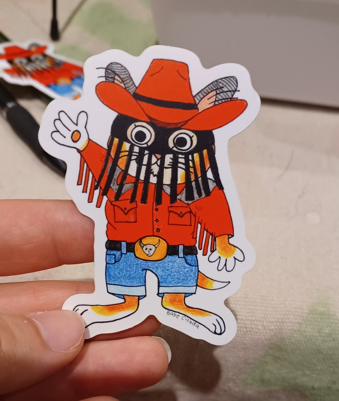 Lil' Orville Peck Richard Scarry Inspired Vinyl Sticker - Etsy