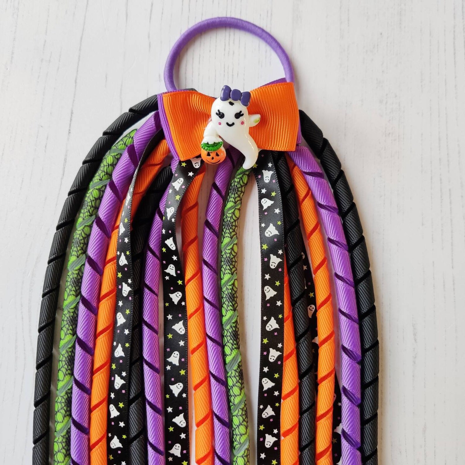 Halloween Long Curly Ponytail Streamer 8 Beautiful Hair - Etsy