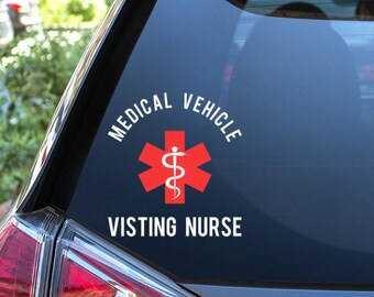 Medical Car Decal | Etsy