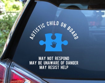 Autism Car Decal - Etsy