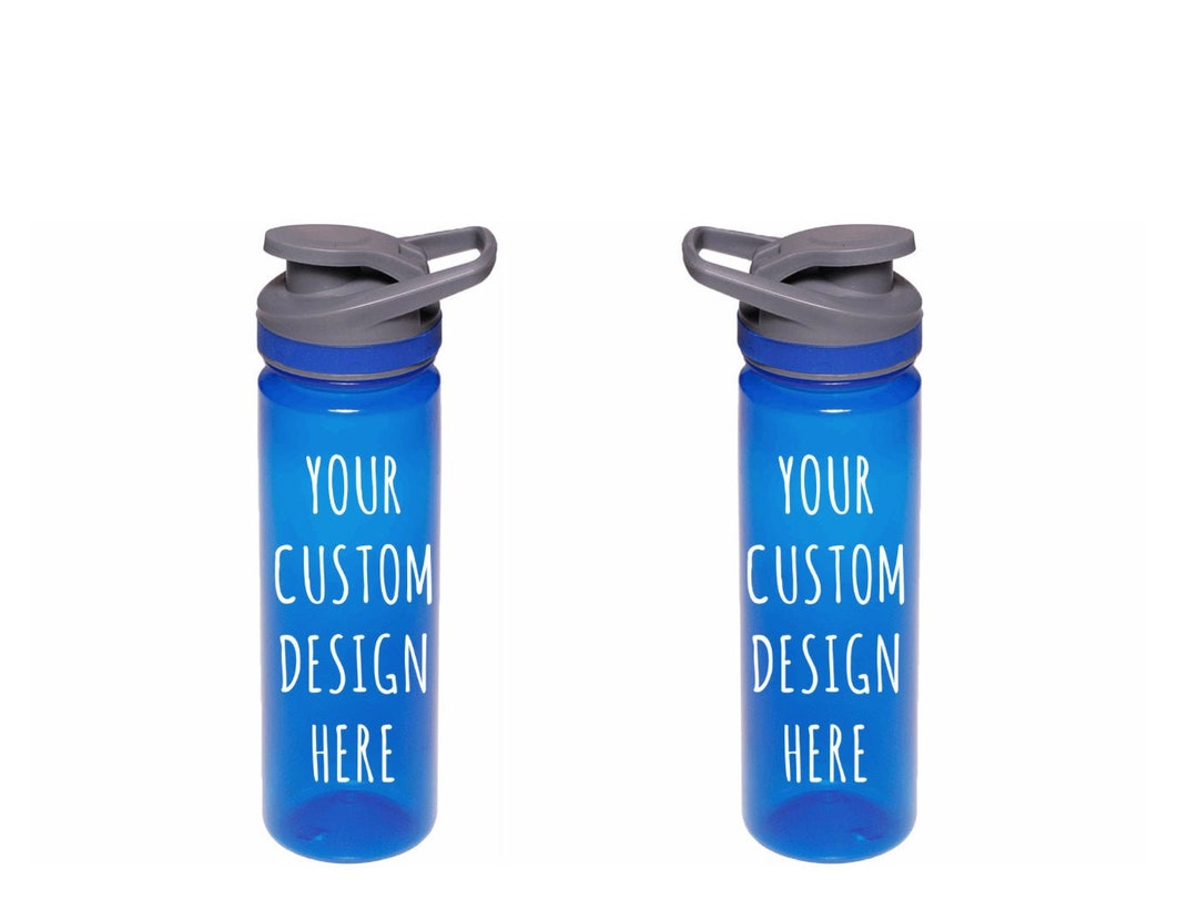 Custom Water Bottle, Personalized Water Bottle, 22 Oz Bottle, Flip Top ...