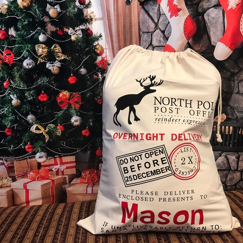 Large Santa Sack - Etsy