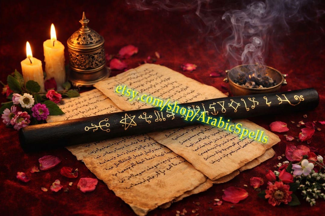 Asa Al-sarish the Magical Staff of Sarish the Wise, Arcane Jinn ...