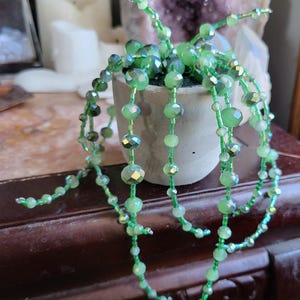 Beaded String of Pearls Potted Faux Plant - Etsy