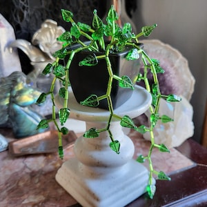 Beaded Pothos Potted Faux Plant - Etsy