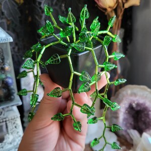 Beaded Pothos Potted Faux Plant - Etsy